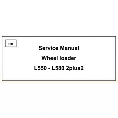 Liebherr L550 - L580 2plus2 Wheel Loader Service Manual – Manuals Mart